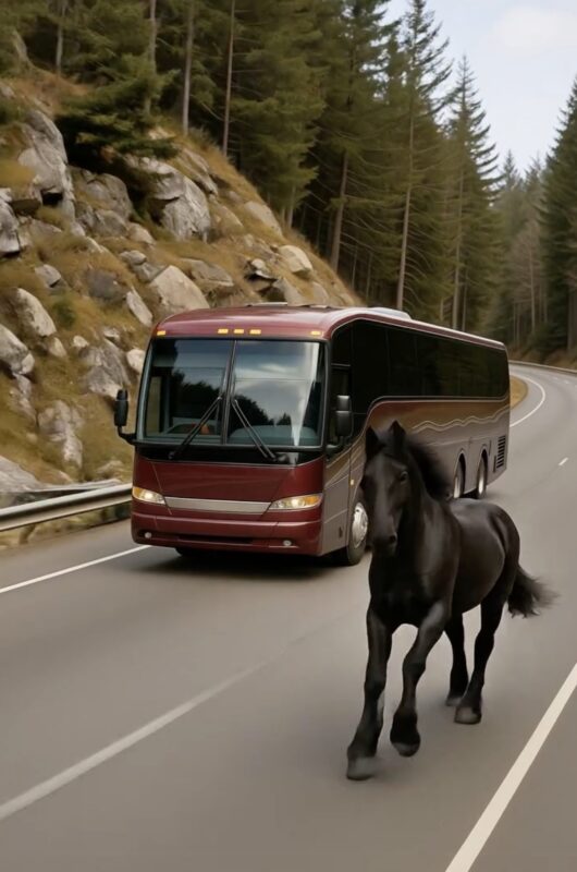 Arklis bėgo šalia autobuso paslaptis kuri išgąsdino visus - Jūsų ...